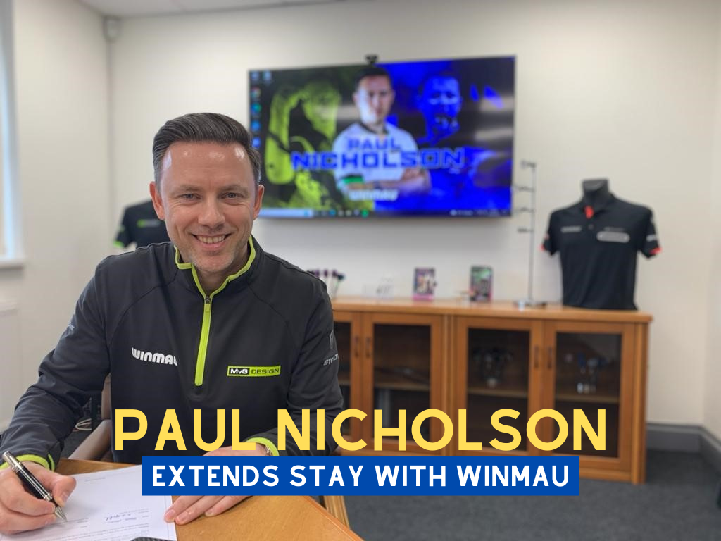 PAUL NICHOLSON PLAN HIS FUTURE WITH WINMAU – Winmau