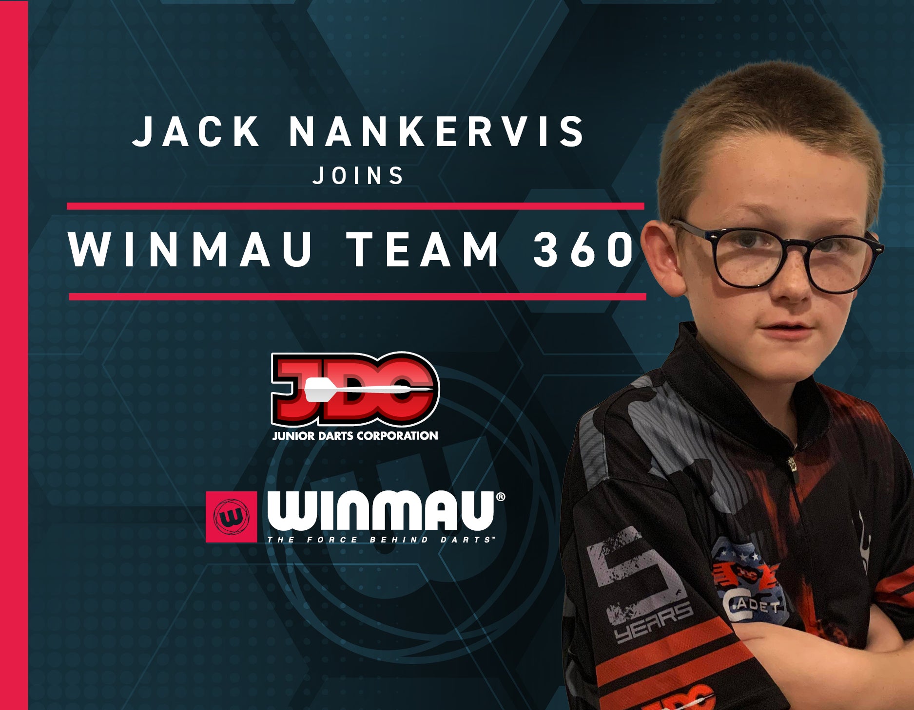 Jack Nankervis Joins Winmau Team 360