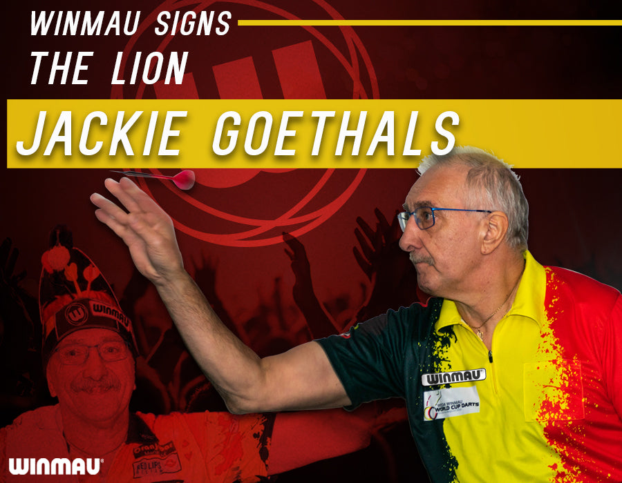 Winmau Signs Jackie Goethals - Belgium's 'Mr. Darts'