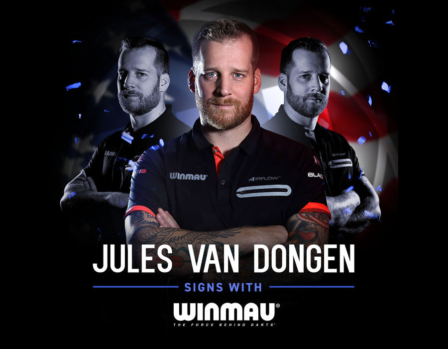 Jules van Dongen Joins Winmau as he aims for continued success with Te