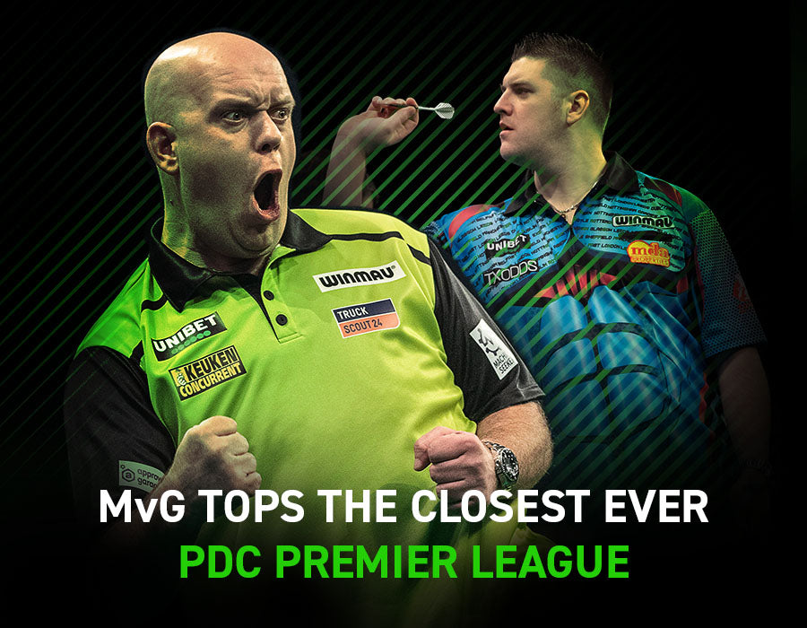 MvG tops the closest ever PDC Premier League – Winmau