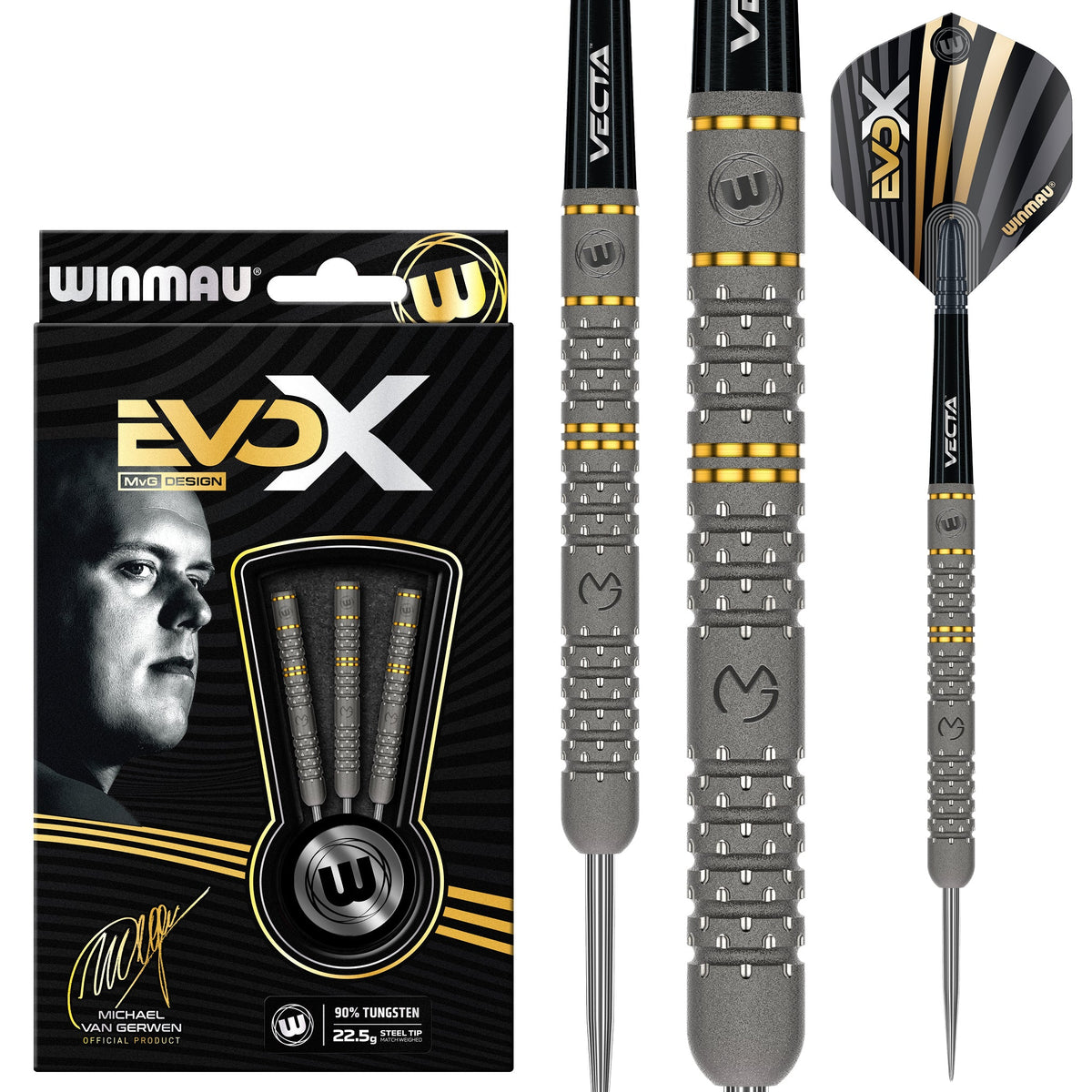 Winmau MVG Darts | Michael van Gerwen Professional Signature Dart Sets