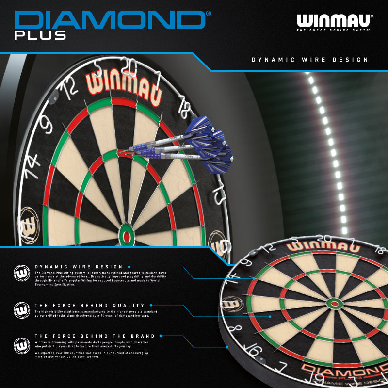 Winmau Diamond Plus Dartboard | Winmau.com