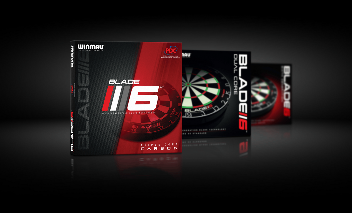 Blade 6 Triple Core Dartboard | Official PDC Match Board – Winmau